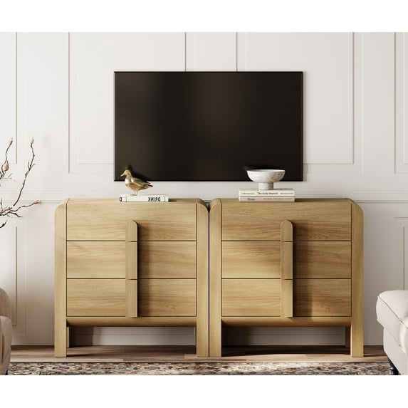 Modern Dresser TV Stand for TVs up to 75 Inch, Cruved Entertainment ...