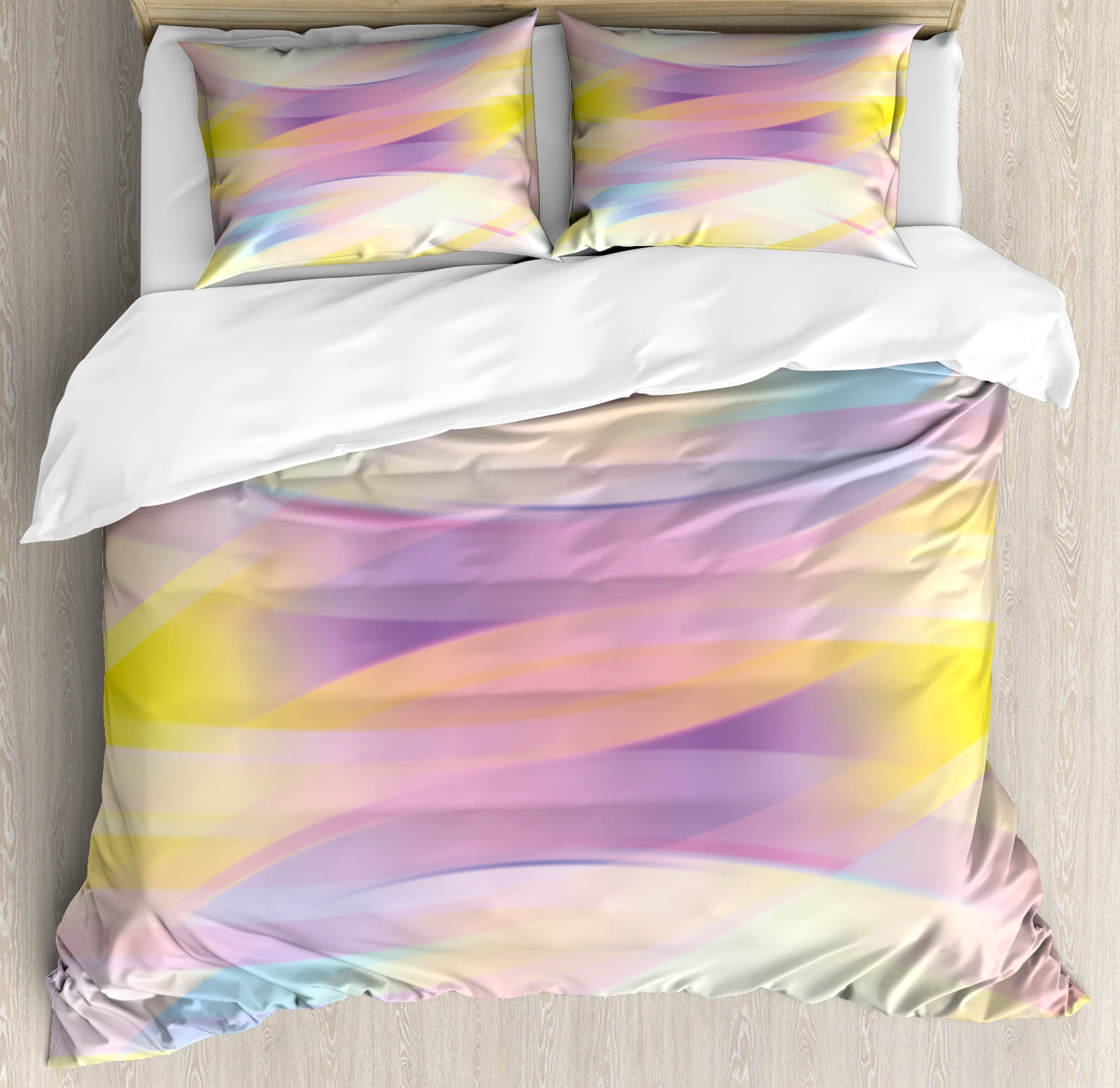 Modern Duvet Cover Set, Gradient Color Tone with Shady Effect Digital ...