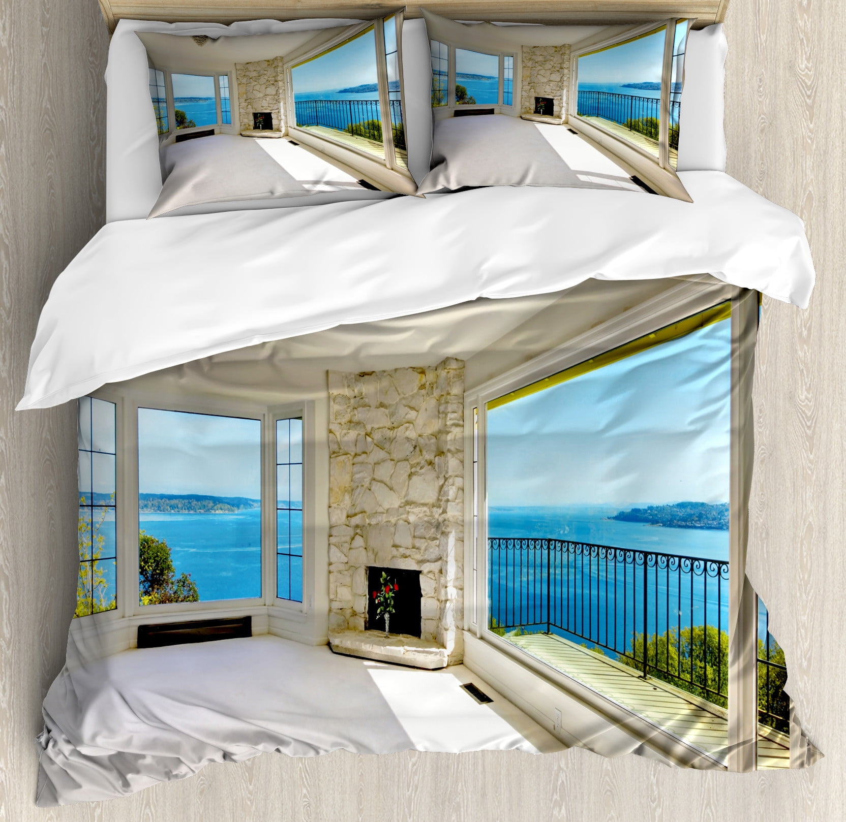 Modern Duvet Cover Set, Modern Hollywood Star Houses Inspired Design ...
