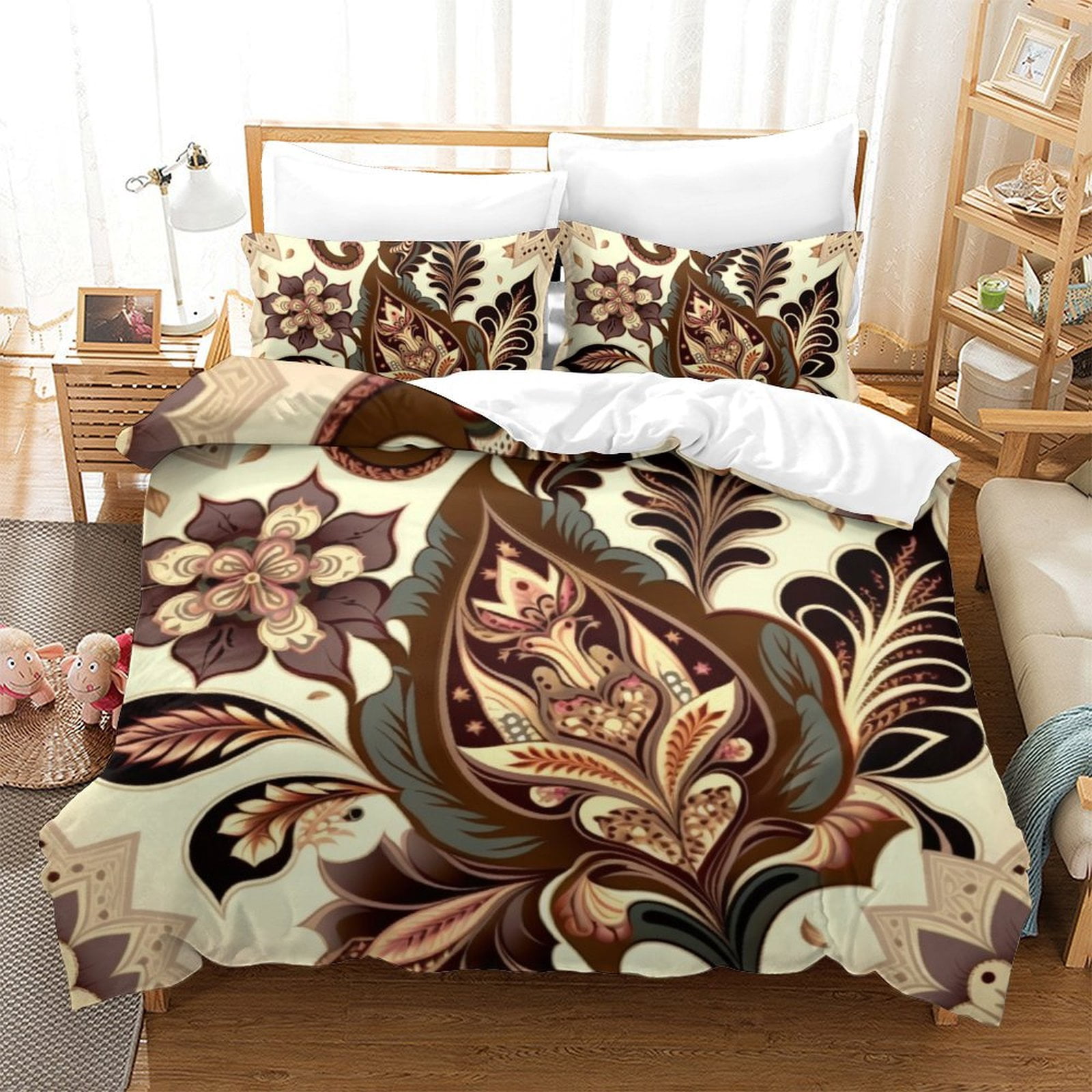 Modern Duvet Cover Set Paisley Home Bedclothes Bedspreads Bedroom Decor ...