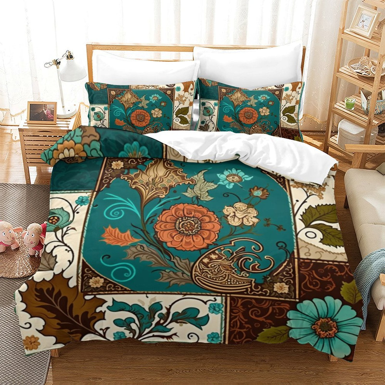 Modern Duvet Cover Set Paisley Home Bedclothes Bedspreads Bedroom Decor ...