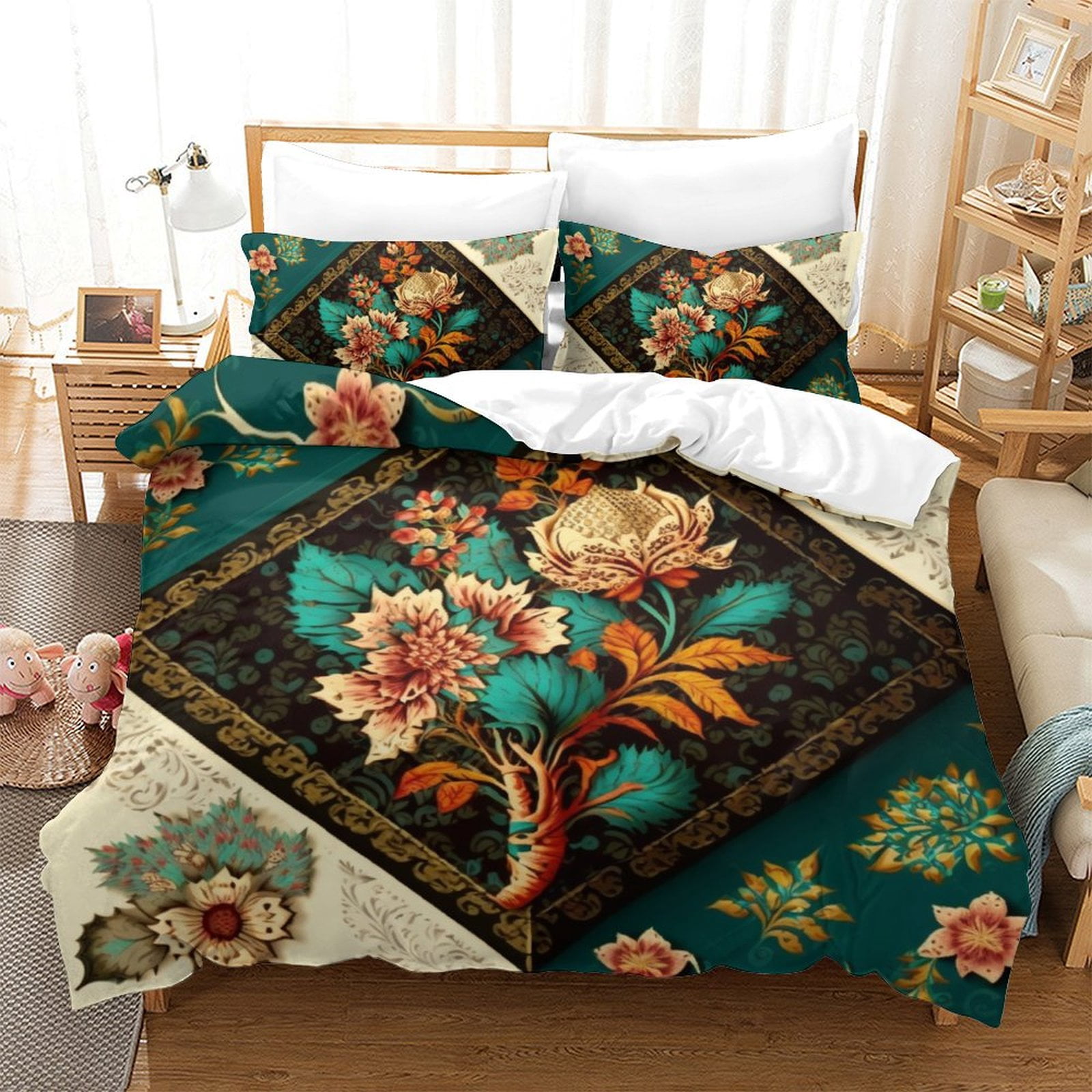 Modern Duvet Cover Set Paisley Home Bedclothes Bedspreads Bedroom Decor ...