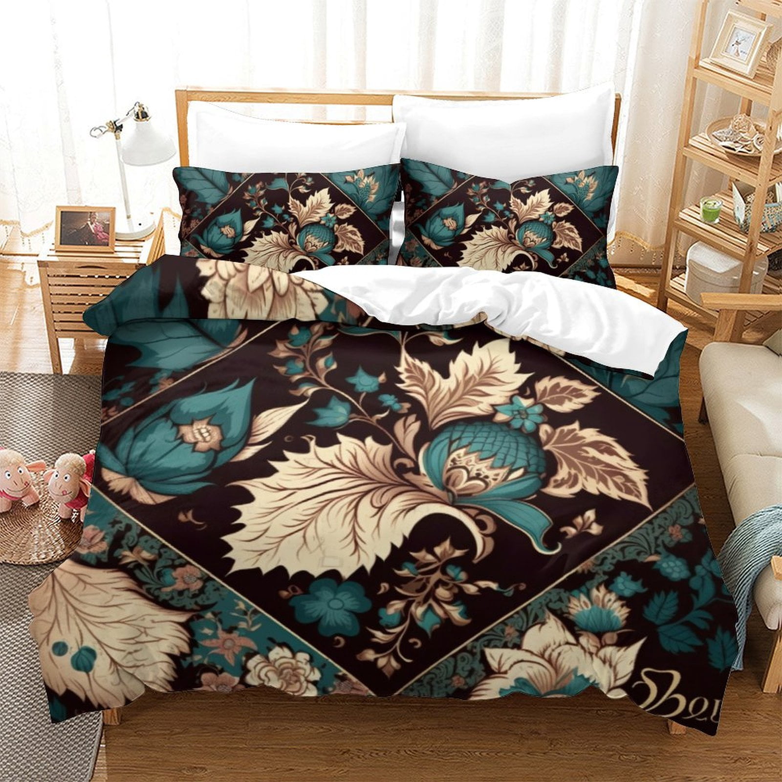 Modern Duvet Cover Set Paisley Home Bedclothes Bedspreads Bedroom Decor ...