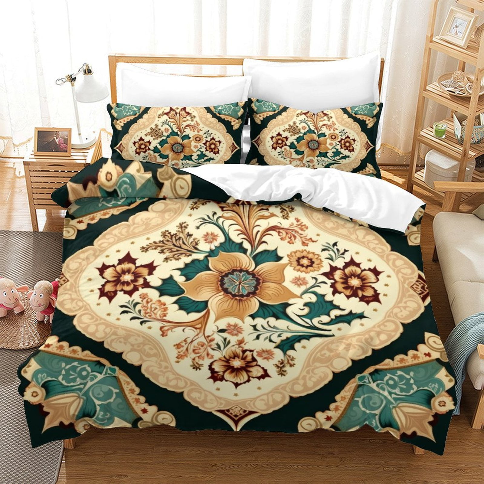 Modern Duvet Cover Set Paisley Home Bedclothes Bedspreads Bedroom Decor ...
