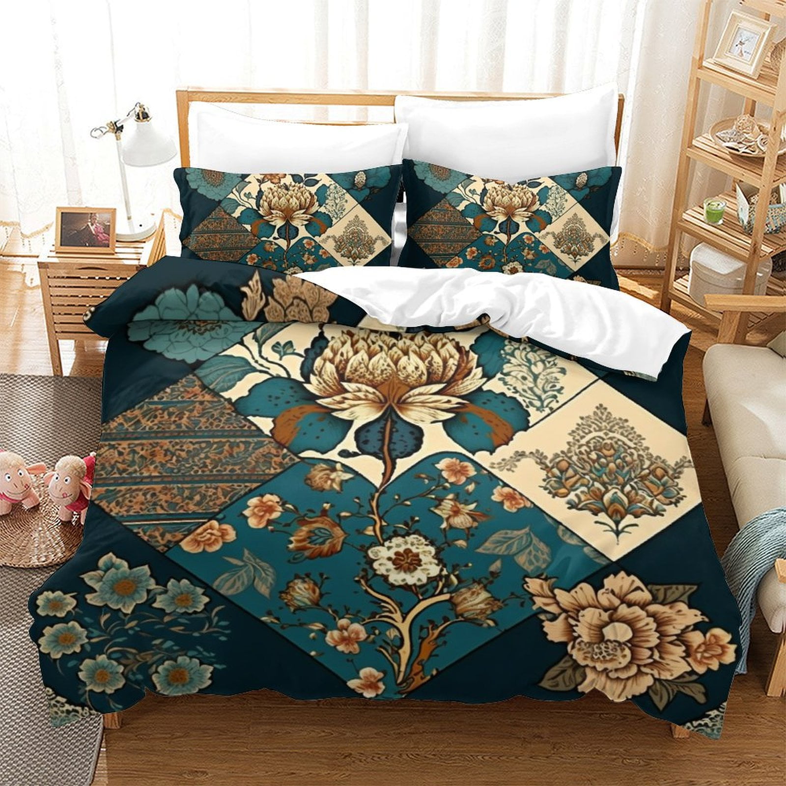 Modern Duvet Cover Set Paisley Home Bedclothes Bedspreads Bedroom Decor ...