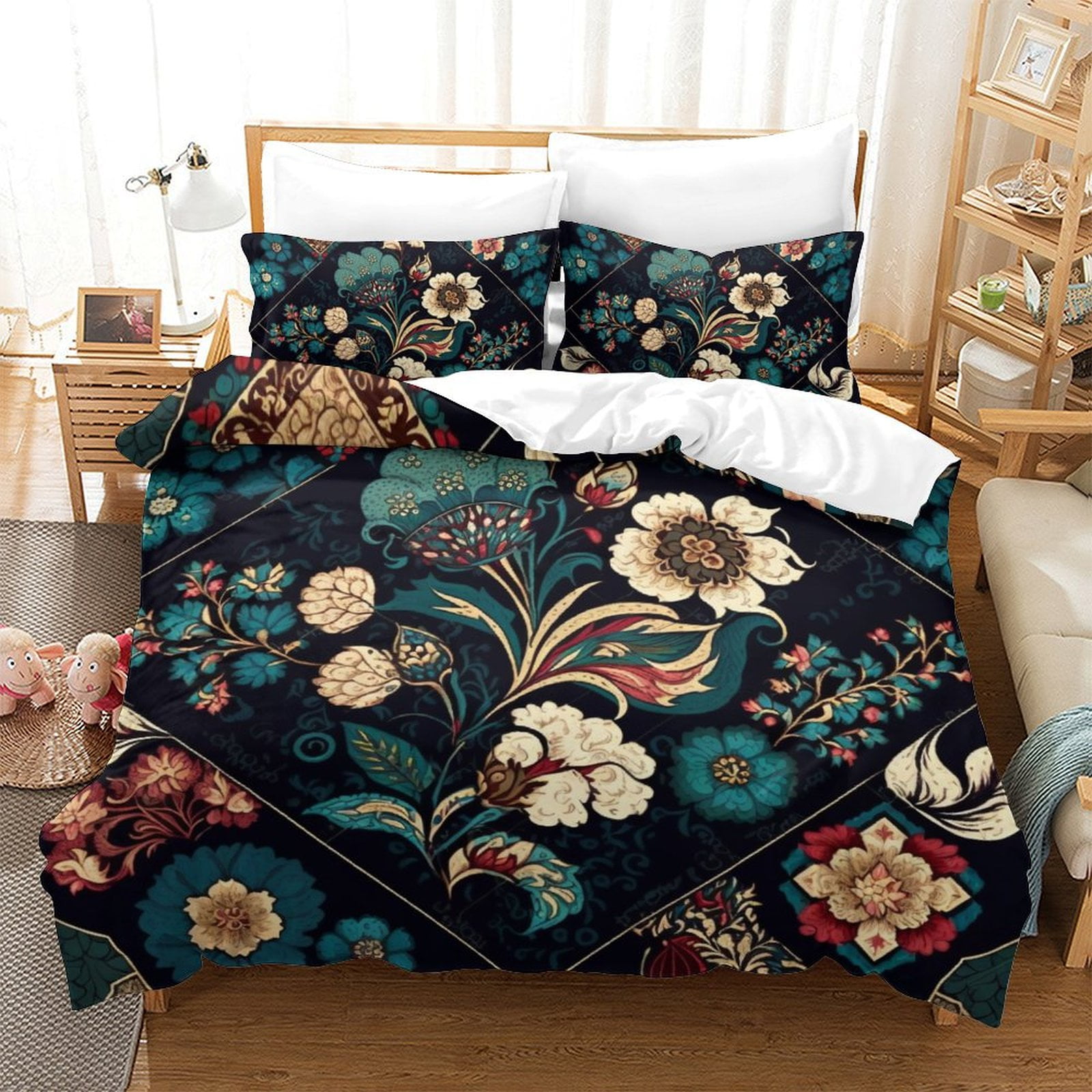 Modern Duvet Cover Set Paisley Home Bedclothes Bedspreads Bedroom Decor ...