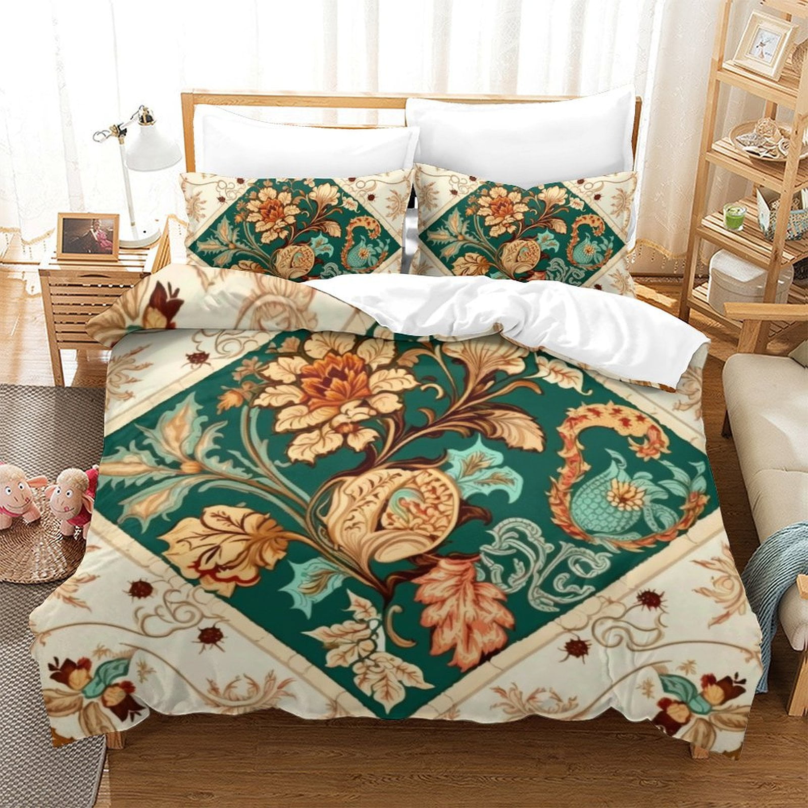 Modern Duvet Cover Set Paisley Home Bedclothes Bedspreads Bedroom Decor ...