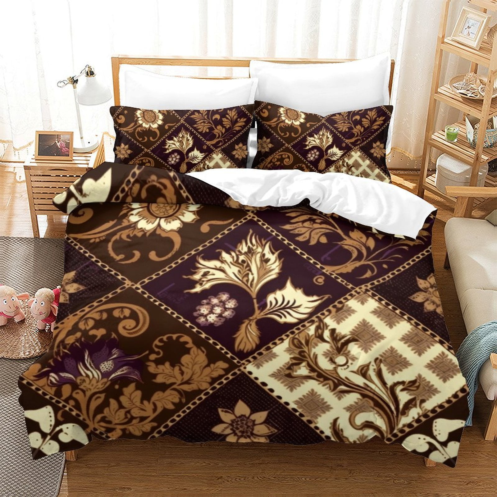Modern Duvet Cover Set Paisley Home Bedclothes Bedspreads Bedroom Decor ...