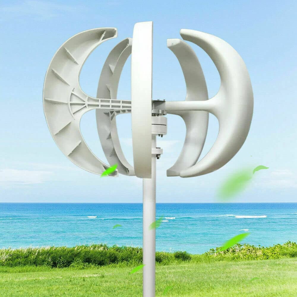 Modern Economy Turbine Wind Generator 5 Blades Vertical Wind Power ...