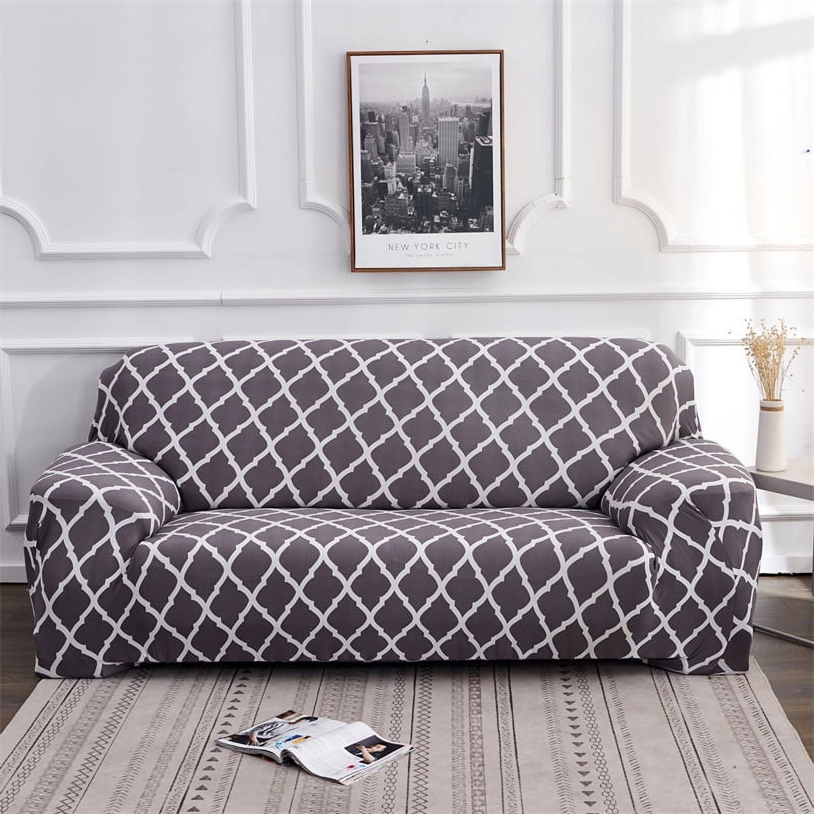 Modern Elastic Sofa Covers for Living Room Sectional Corner Sofa Cover ...