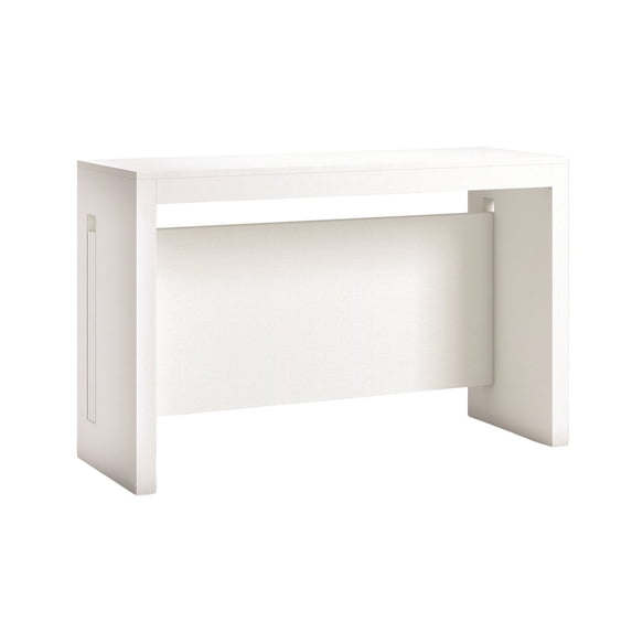 Modern Elasto Engineered Wood Italian Extendable Console Table in White ...
