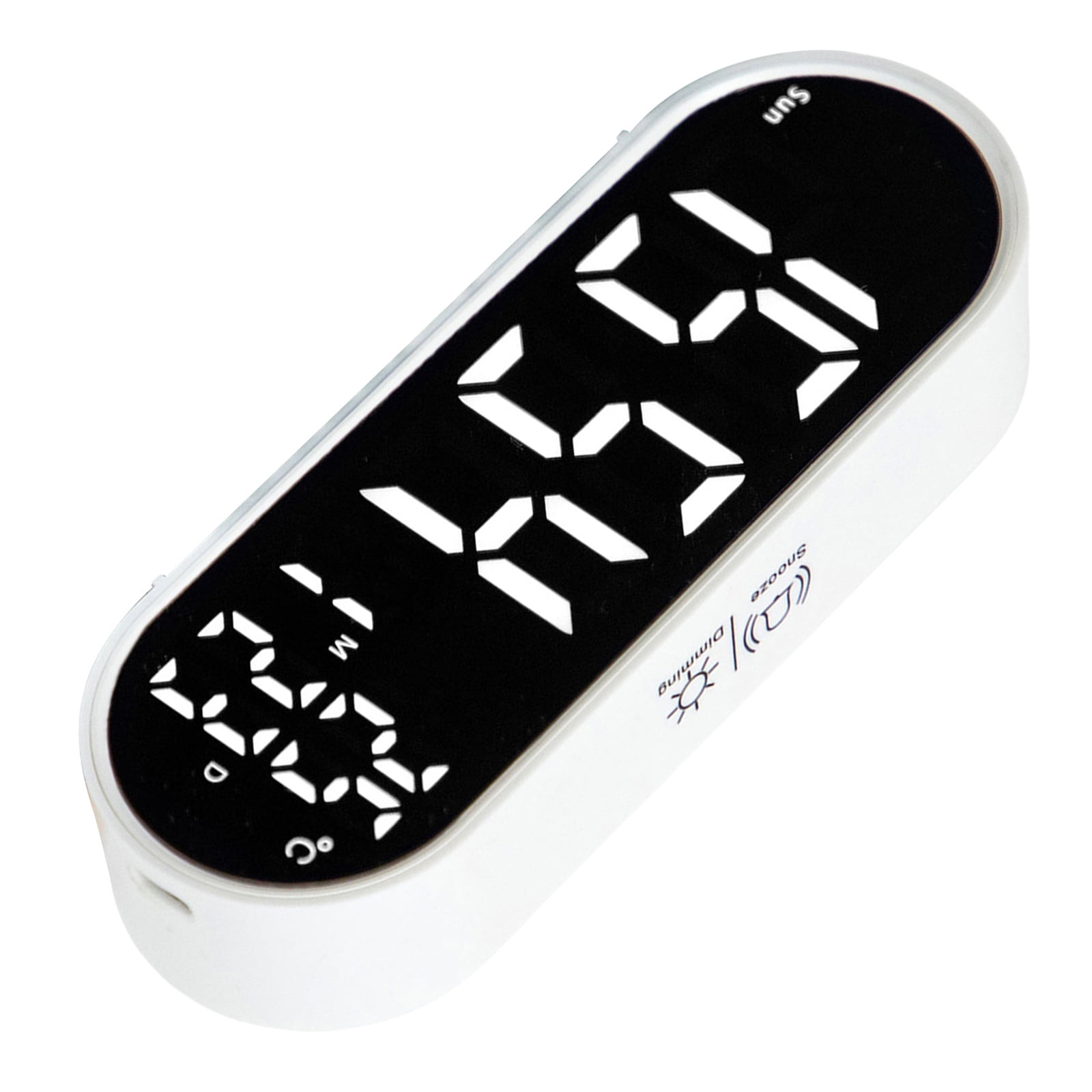 Modern Electronic Clock Features Time Temperature Date And Day Display ...