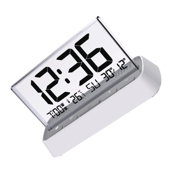 Modern Electronic Clock Hygrometer Thermometers Large Screen Easy Read ...