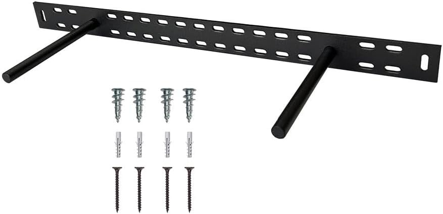 Modern Ember 20 Inch Floating Mantel Shelf Bracket - Powder Coated ...