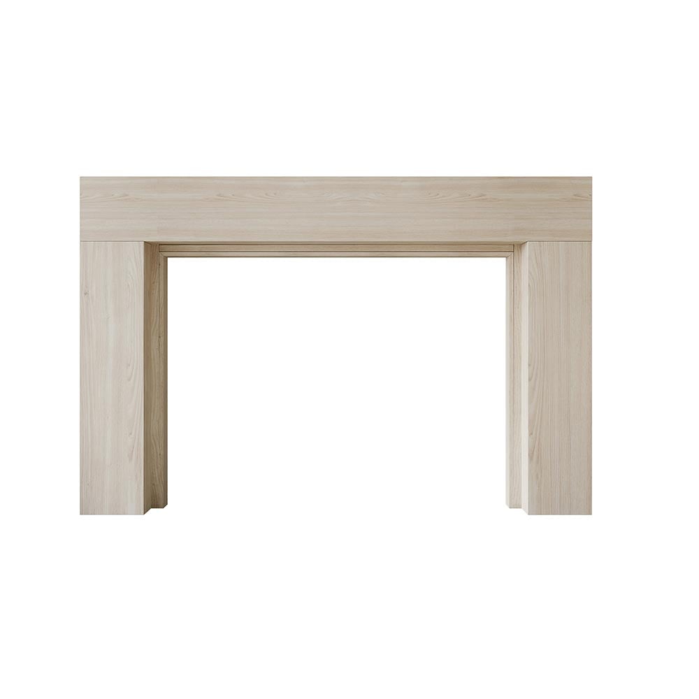 Modern Ember Sabine 48 inch Wood Fireplace Mantel Surround Kit ...