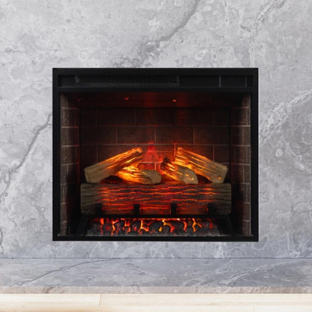 Modern Ember Uptown 23" Smart Electric Fireplace Insert with Remote ...