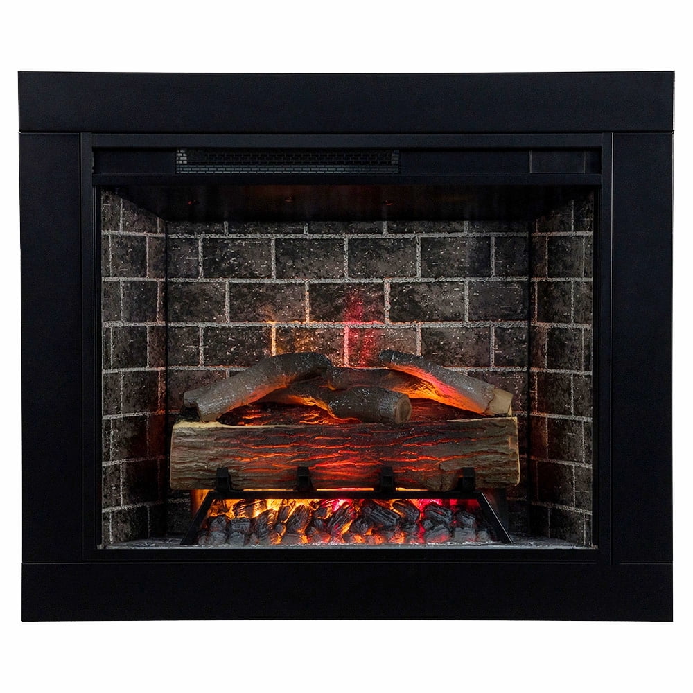 Modern Ember Uptown 28 inch Smart Electric Fireplace Insert & Trim Kit ...