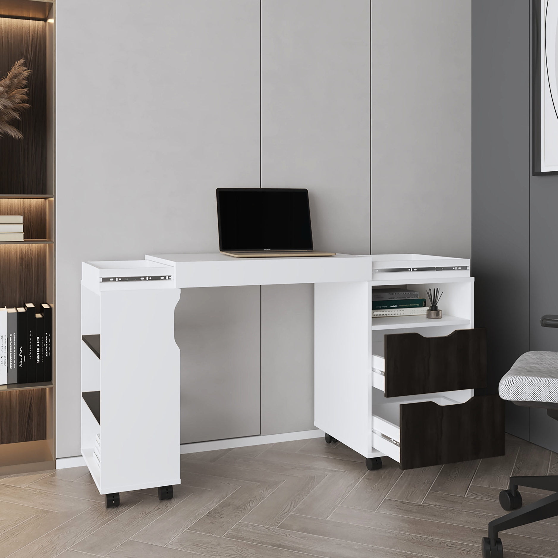 Modern Expandable Desk | Adjustable Width for Changing Office Layout ...