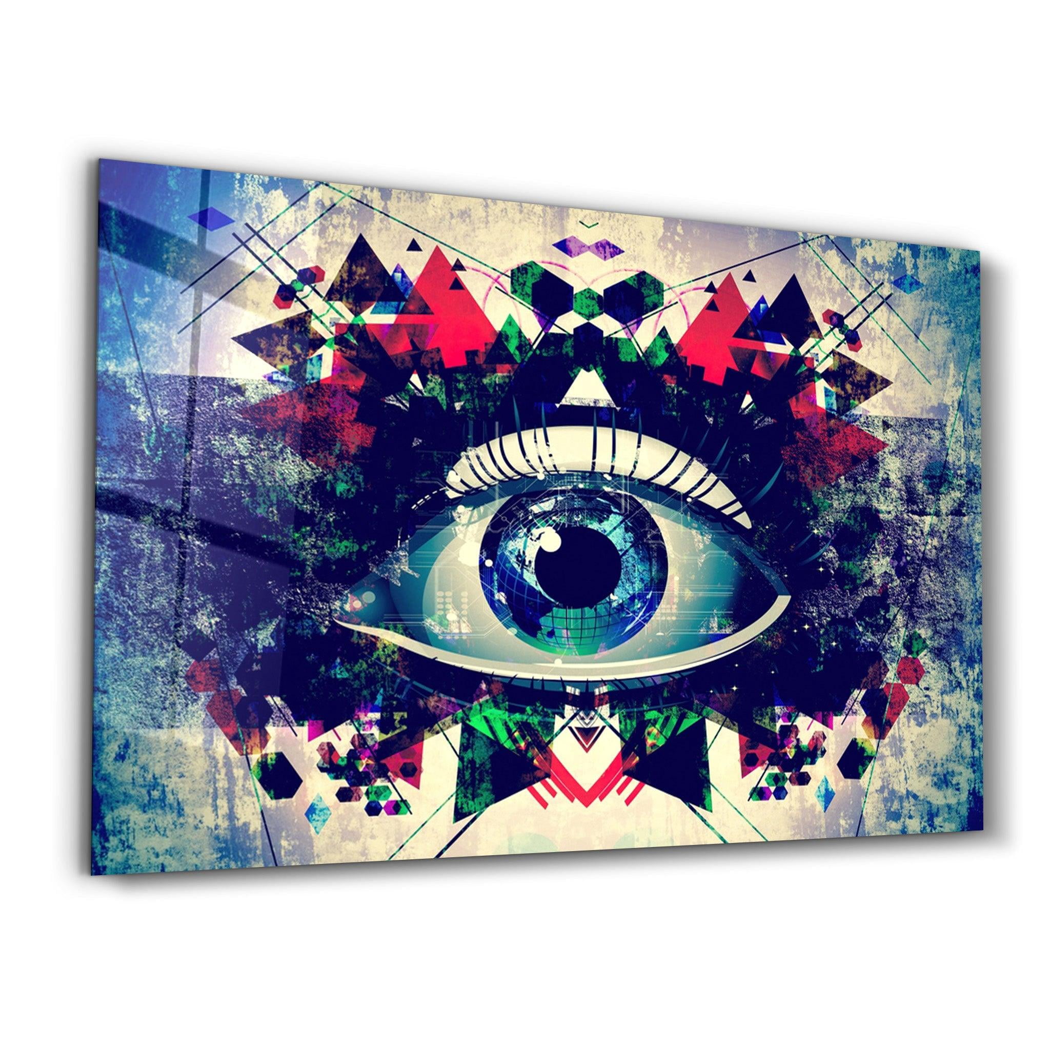 Modern Eye | Glass Wall Art - Walmart.com