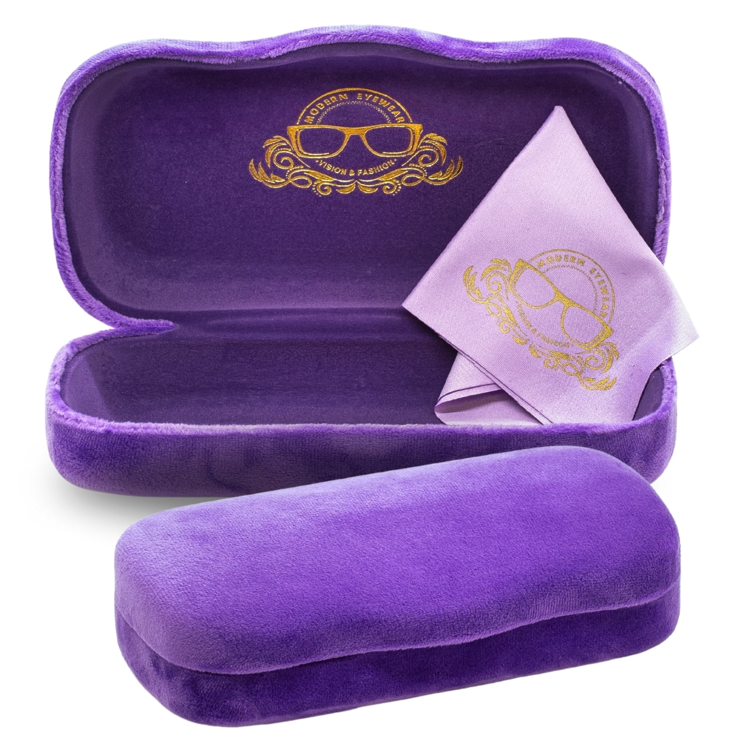 Modern Eyewear Sunglasses Case Hard Shell, Velvet Protective Hard ...