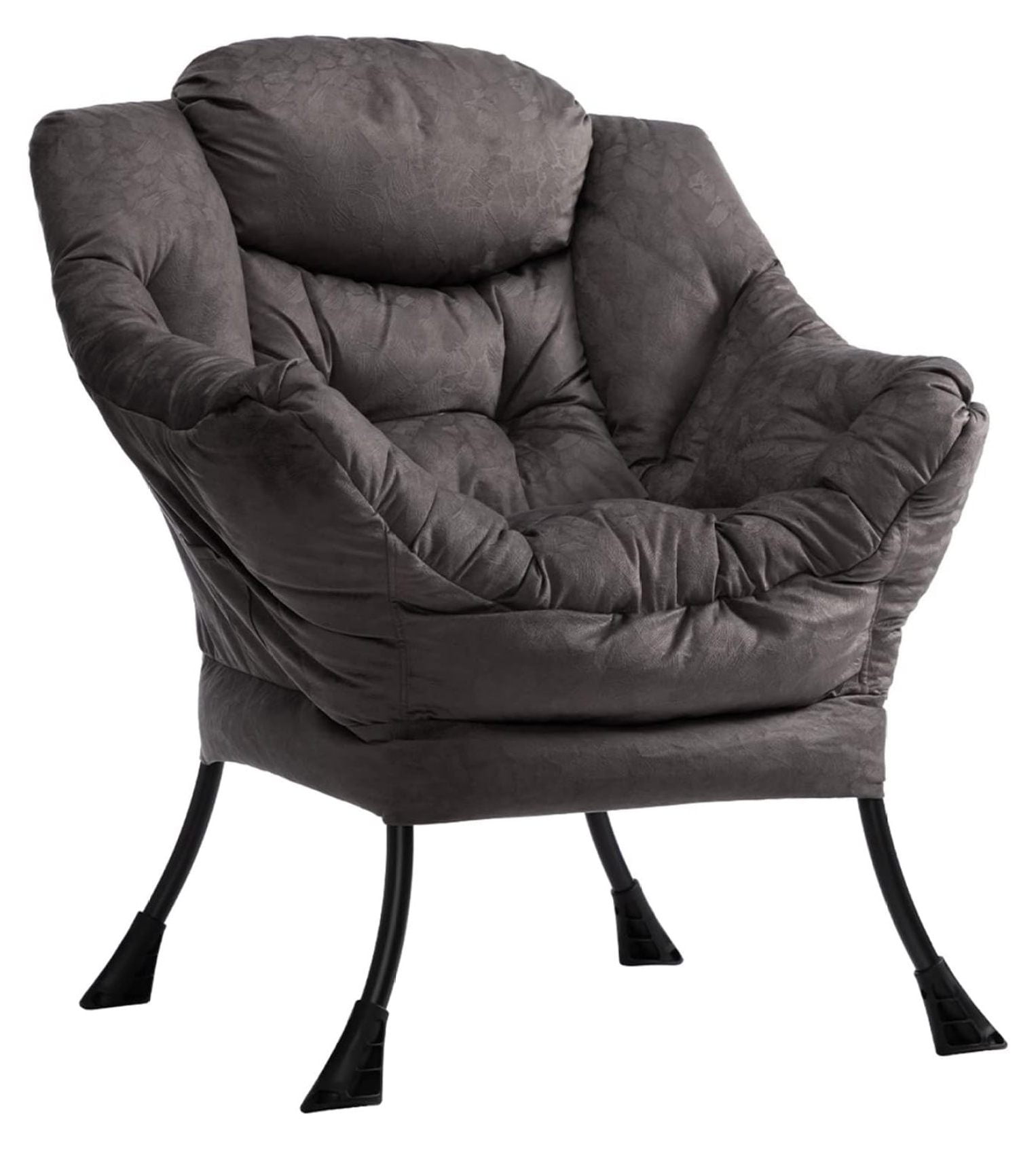 Modern Fabric Large Lazy Chair, Accent Oversized Comfy Reading Chair ...