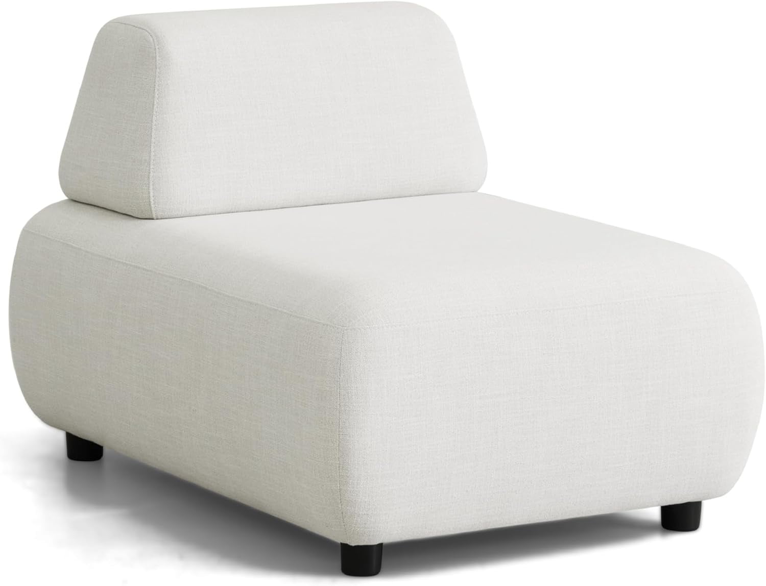 Modern Fabric Middle Module for Modular Sectional Sofa, Accent Chair ...