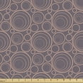 Ambesonne Modern Fabric by the Yard Upholstery, Basic Geometric ...