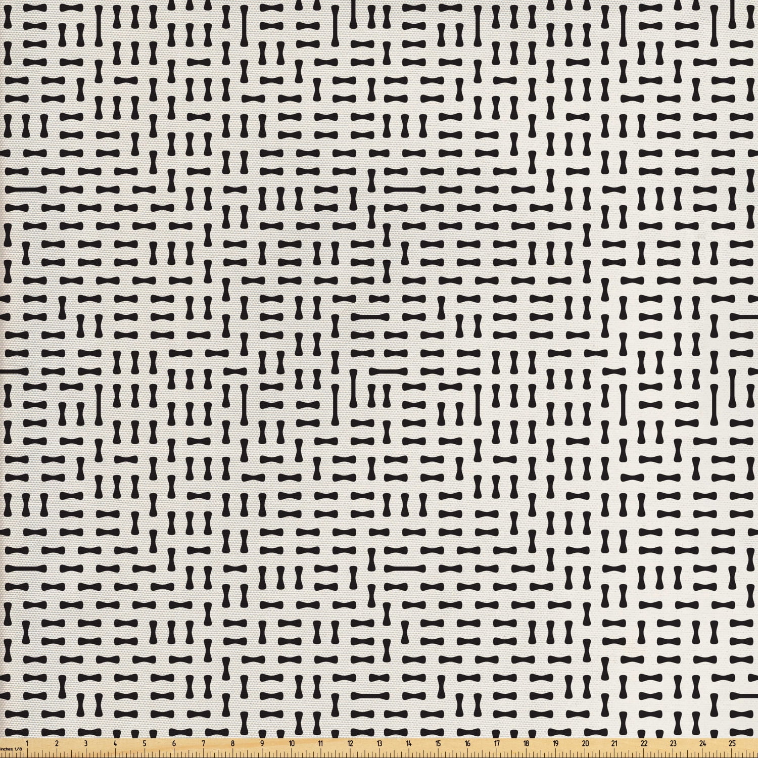 Ambesonne Modern Fabric by the Yard Upholstery, Irregular Rounded ...