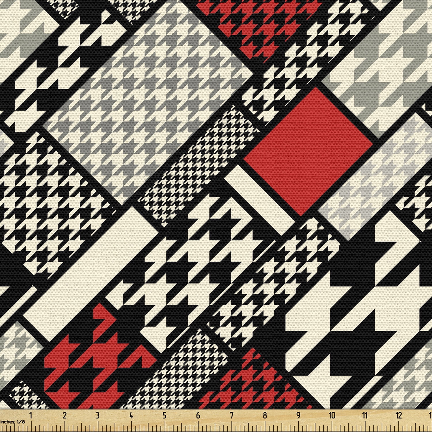Ambesonne Modern Fabric by the Yard Upholstery, Minimalist Design, 1 ...