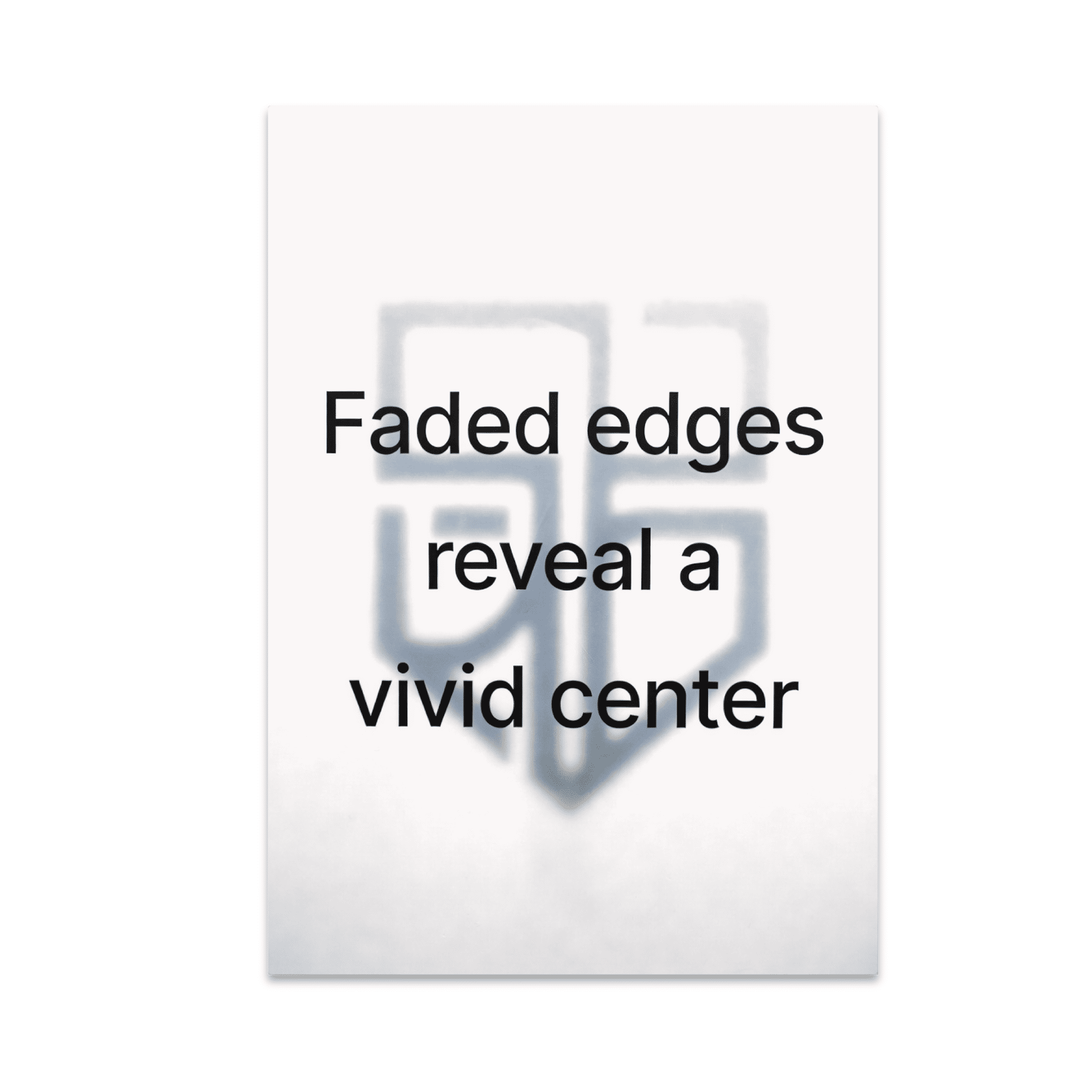 Modern Fade Wall Decor - Minimalist Art Enthusiast - 13x19 Poster Print ...