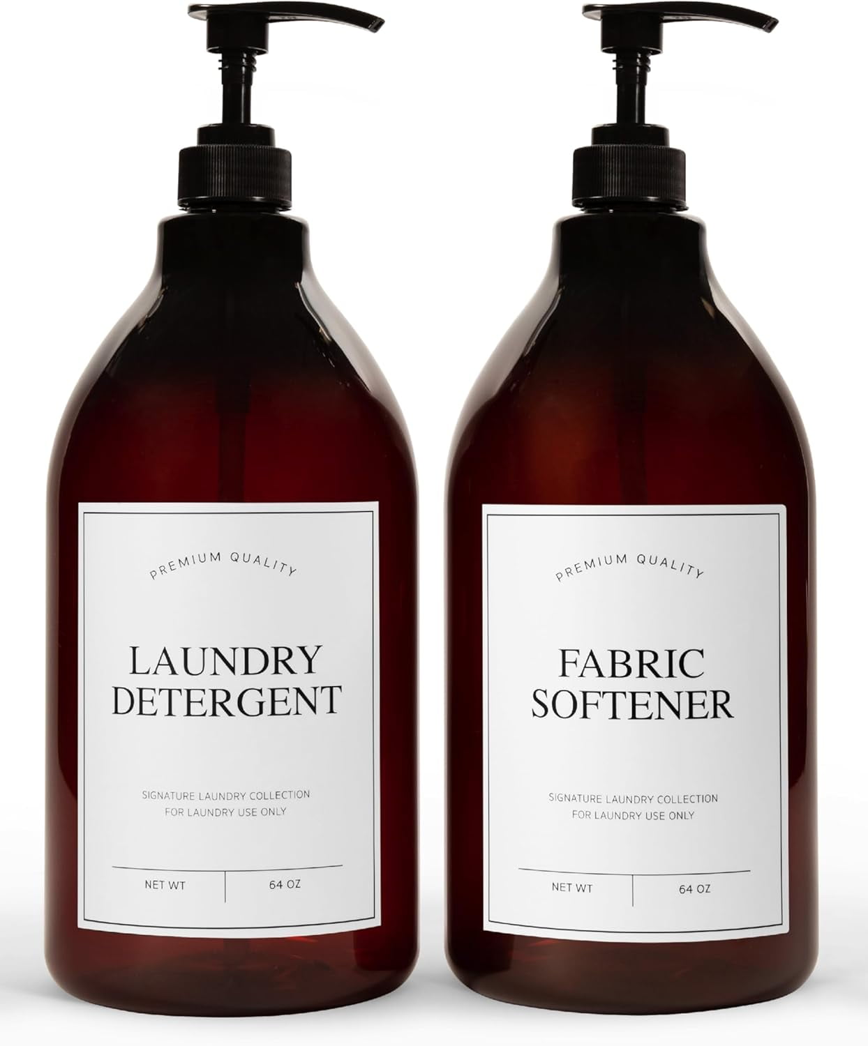 Modern Farmhouse Liquid Laundry Detergent and Fabric Softener Dispenser ...