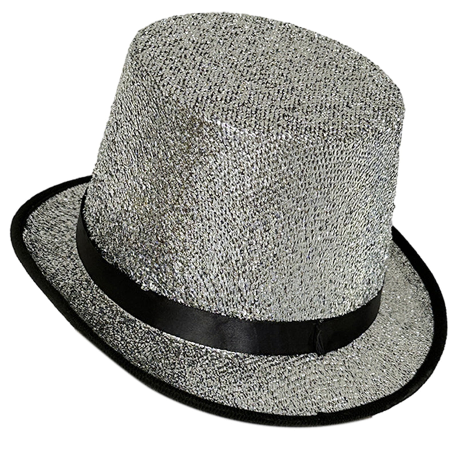 Modern Fedora Top Hat Victorian Age Blingbling Short Brim Top Hat ...