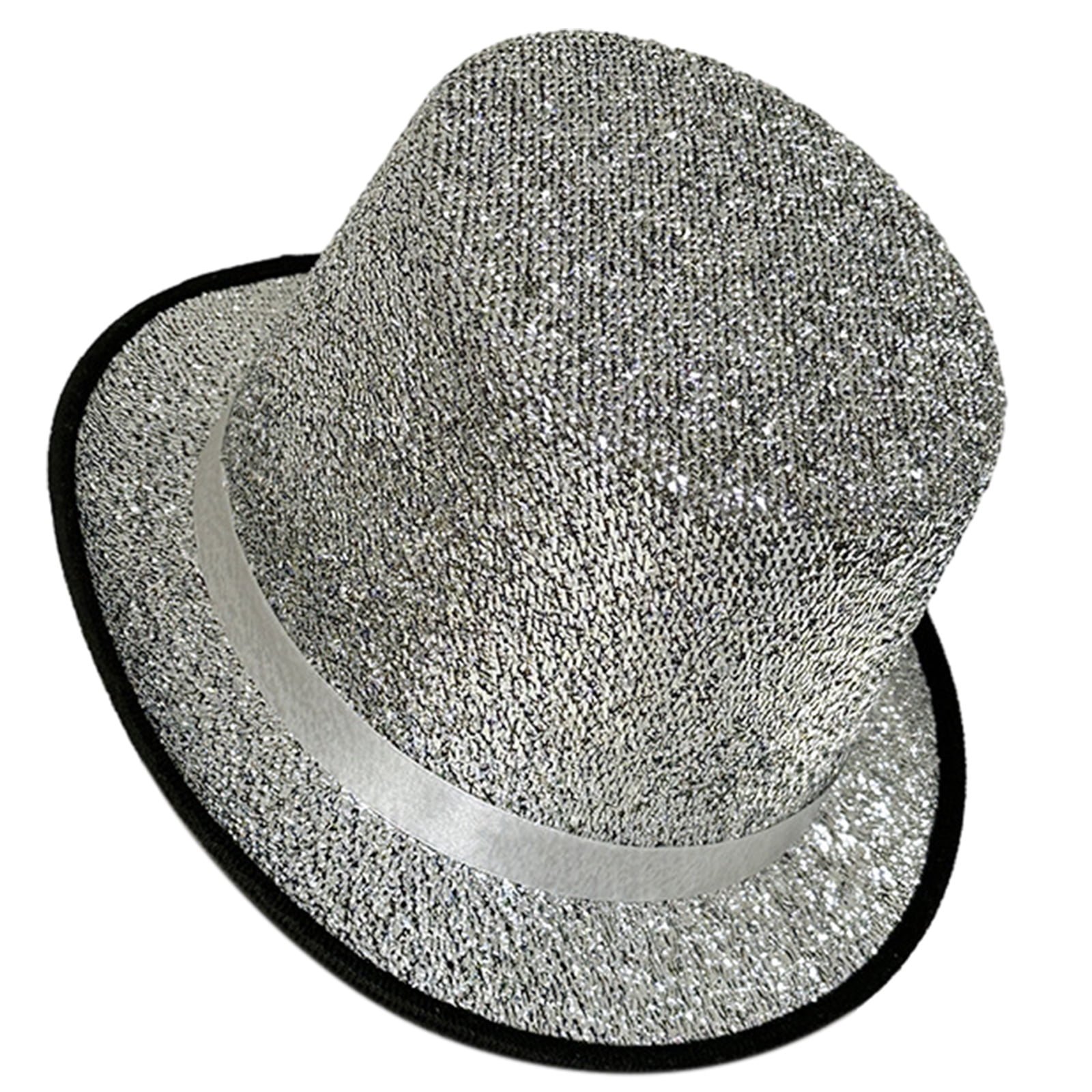 Modern Fedora Top Hat Victorian Age Blingbling Short Brim Top Hat ...