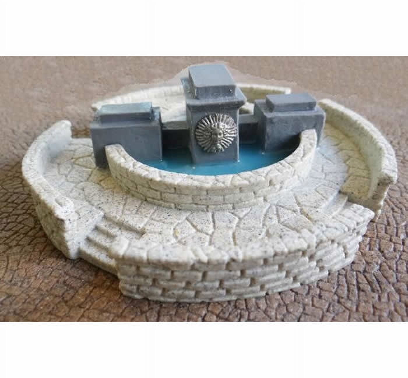 Modern Finished Fountain WWII 15mm Scale Novus Design Studio - Walmart.com