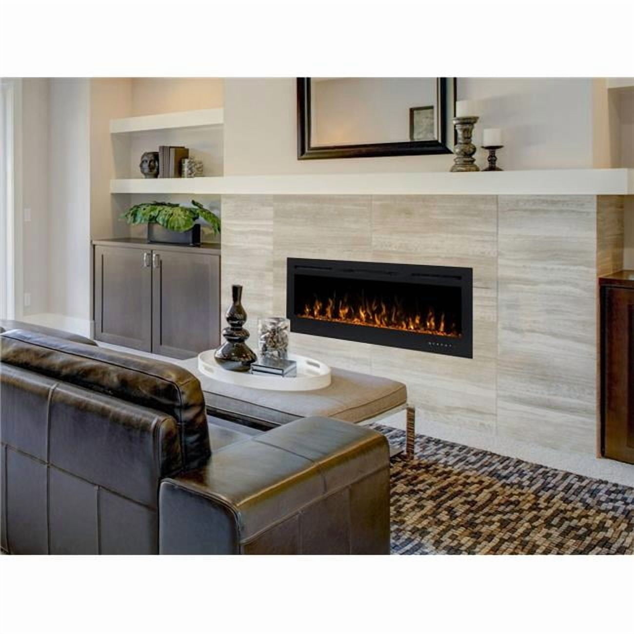 Modern Flames CEF-50B 50 in. Challenger CEF-50B Flush Mount Electric ...