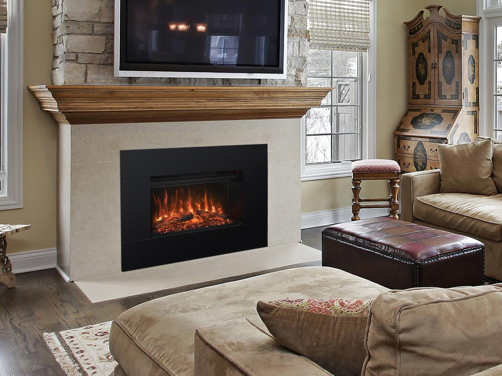 Modern Flames 30 Inch Spectrum Slimline Electric Fireplace | Hybrid-FX ...