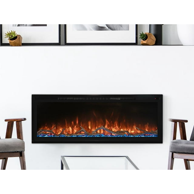 Modern Flames Slimline Wall Remote-Controlled Mountable Electric ...