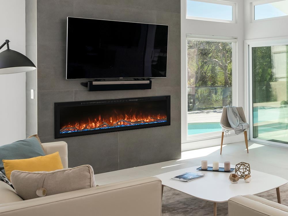 Modern Flames Spectrum Slimline Built-in/Wall Mounted Electric ...