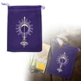 Modern Flannel Drawstring Pouch for Tarot Card Storage and Organizing ...