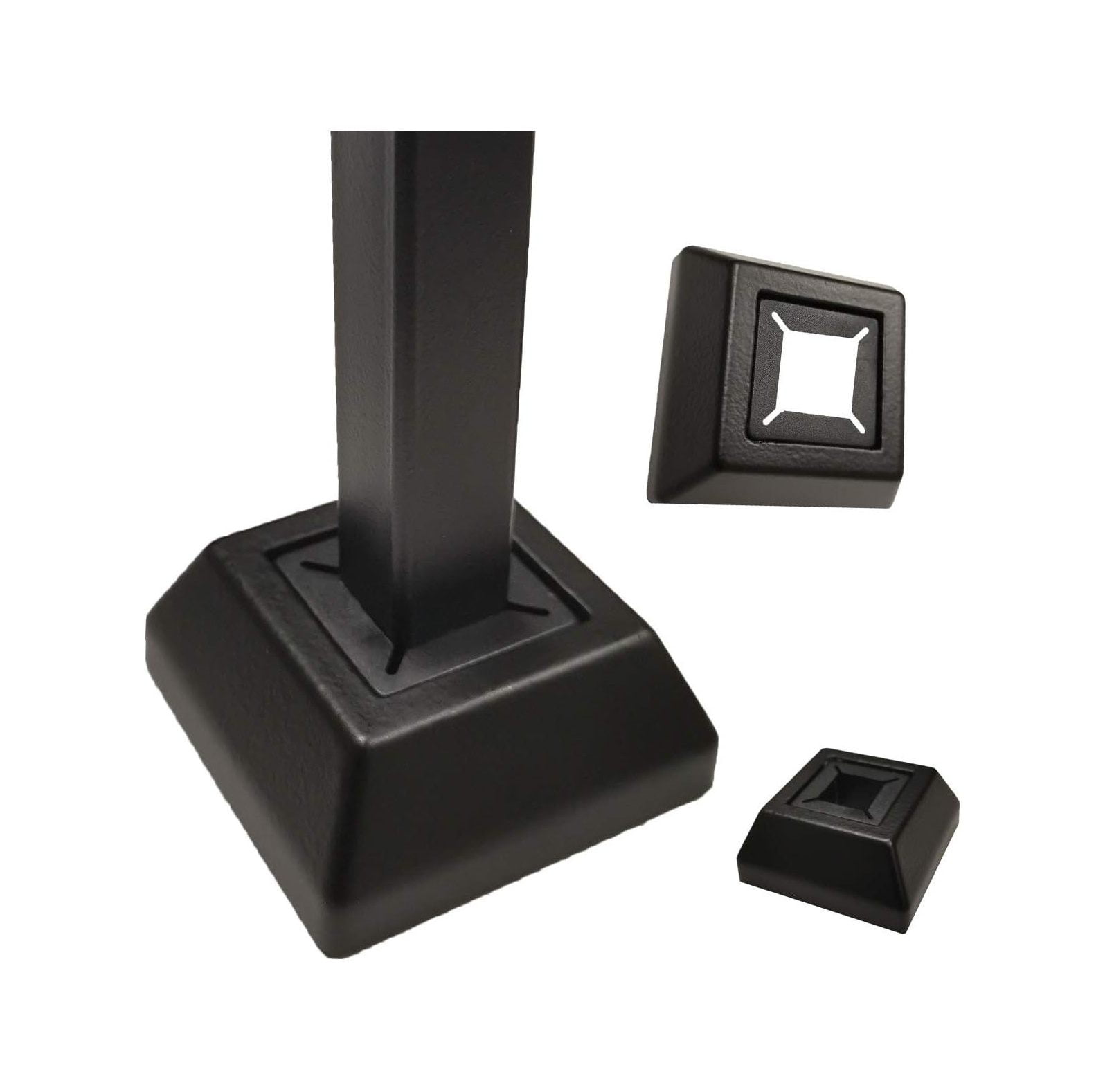 Modern Flat Shoes for 1/2" Iron Balusters (Contractor Pack of 50) Stair ...