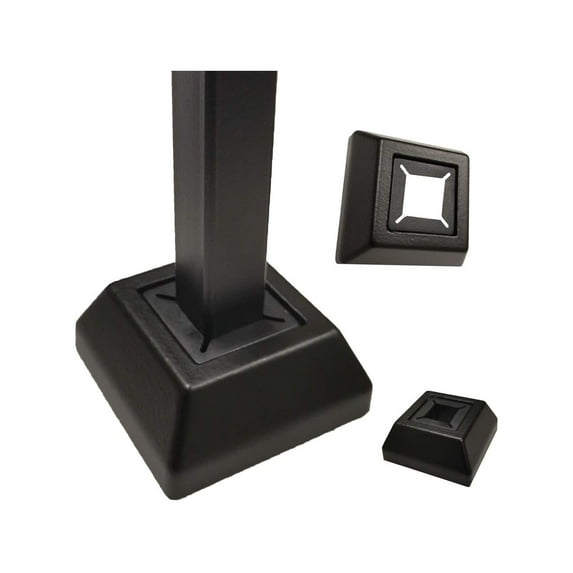 Modern Flat Shoes for 1/2" Iron Balusters (Contractor Pack of 50) Stair ...