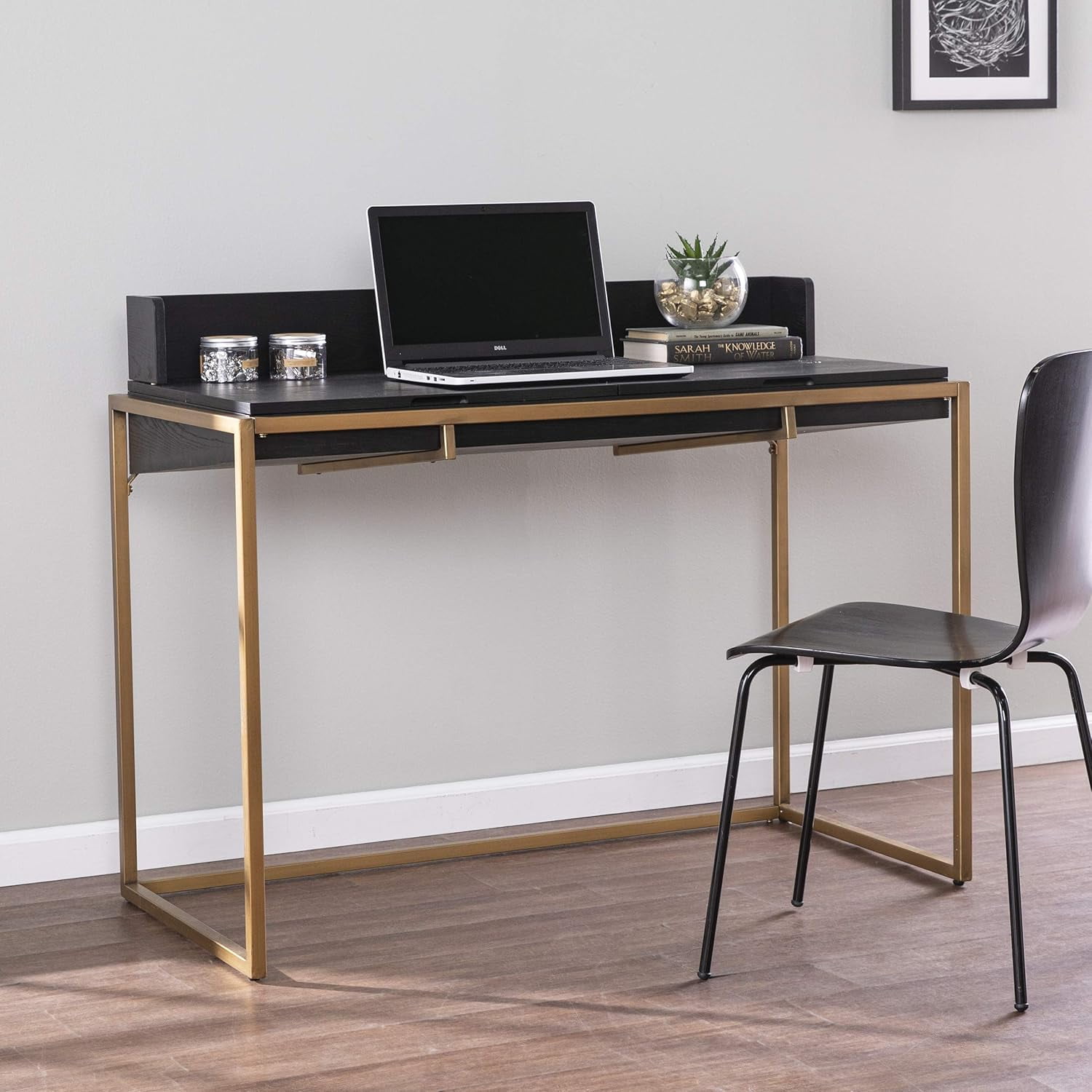 Modern Flip-Top Writing Desk with Innovative Storage Compartments ...
