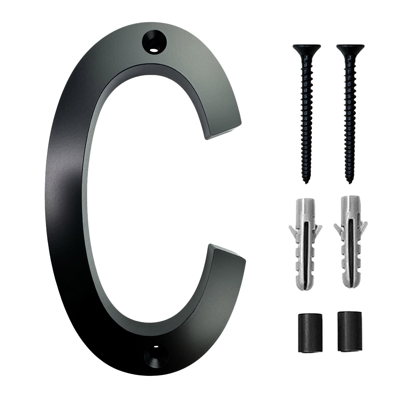 Modern Floating Acrylic House Numbers Custom Alphabet Door Sign Weather ...