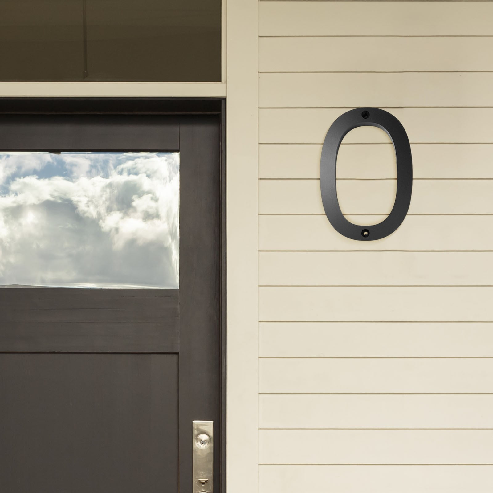 Modern Floating Acrylic House Numbers Digital Display Address Sign for ...