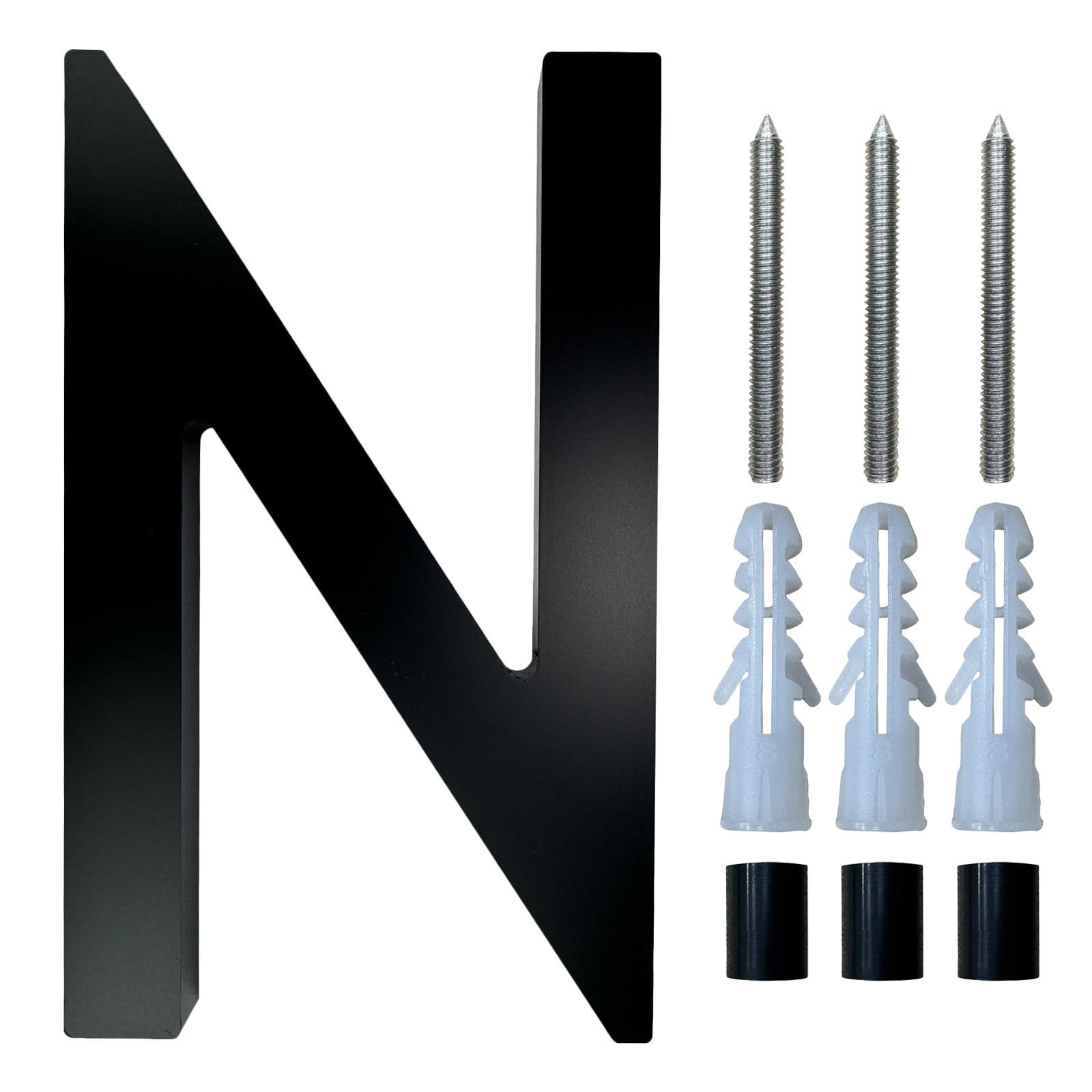 Modern Floating House Number, Acrylic Sign, Weatherproof Design ...