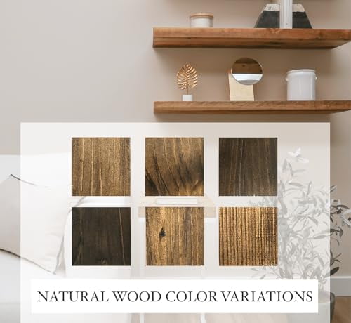 Modern Floating Shelves 3 Inches Thick for Wall, Wide Shelves for ...