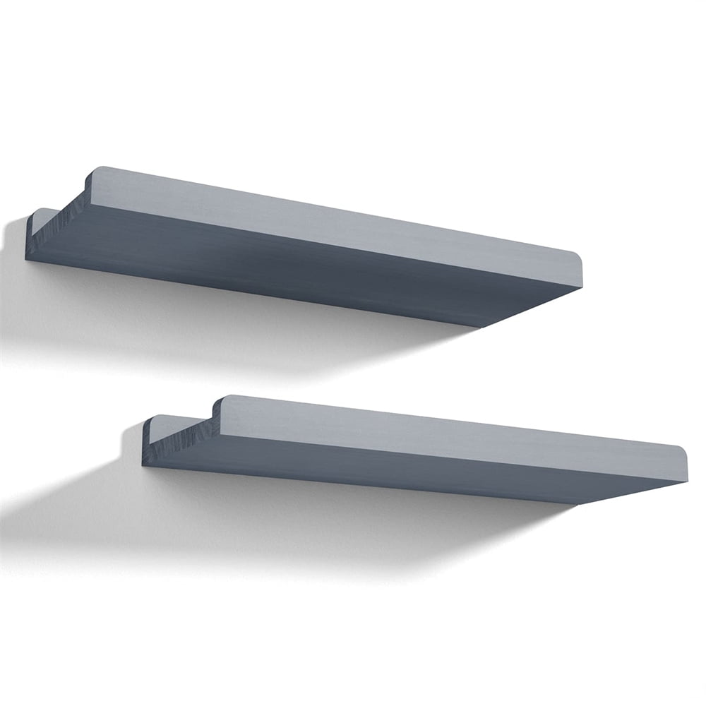 Modern Floating Shelves Set of 2 Wall Mounted Nursery Book shelves ...