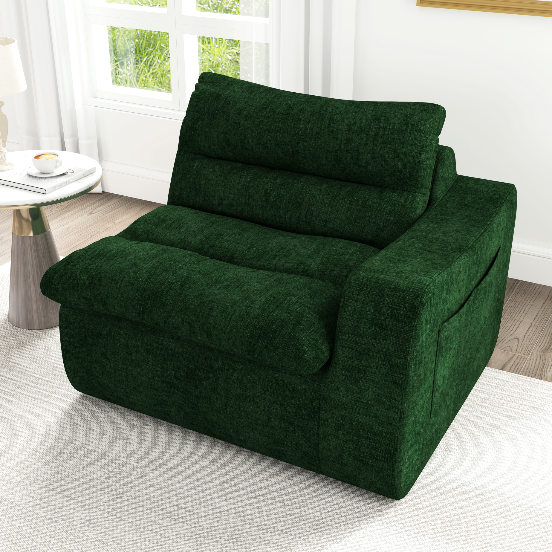 Modern Floor Couch - No Wood Frame, High Foam Filled For Comfort ...