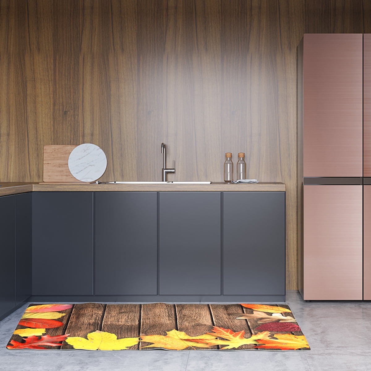 Modern Floor Mat Non-Slip Kitchen Rug Large Hallway Carpet Long Doormat ...