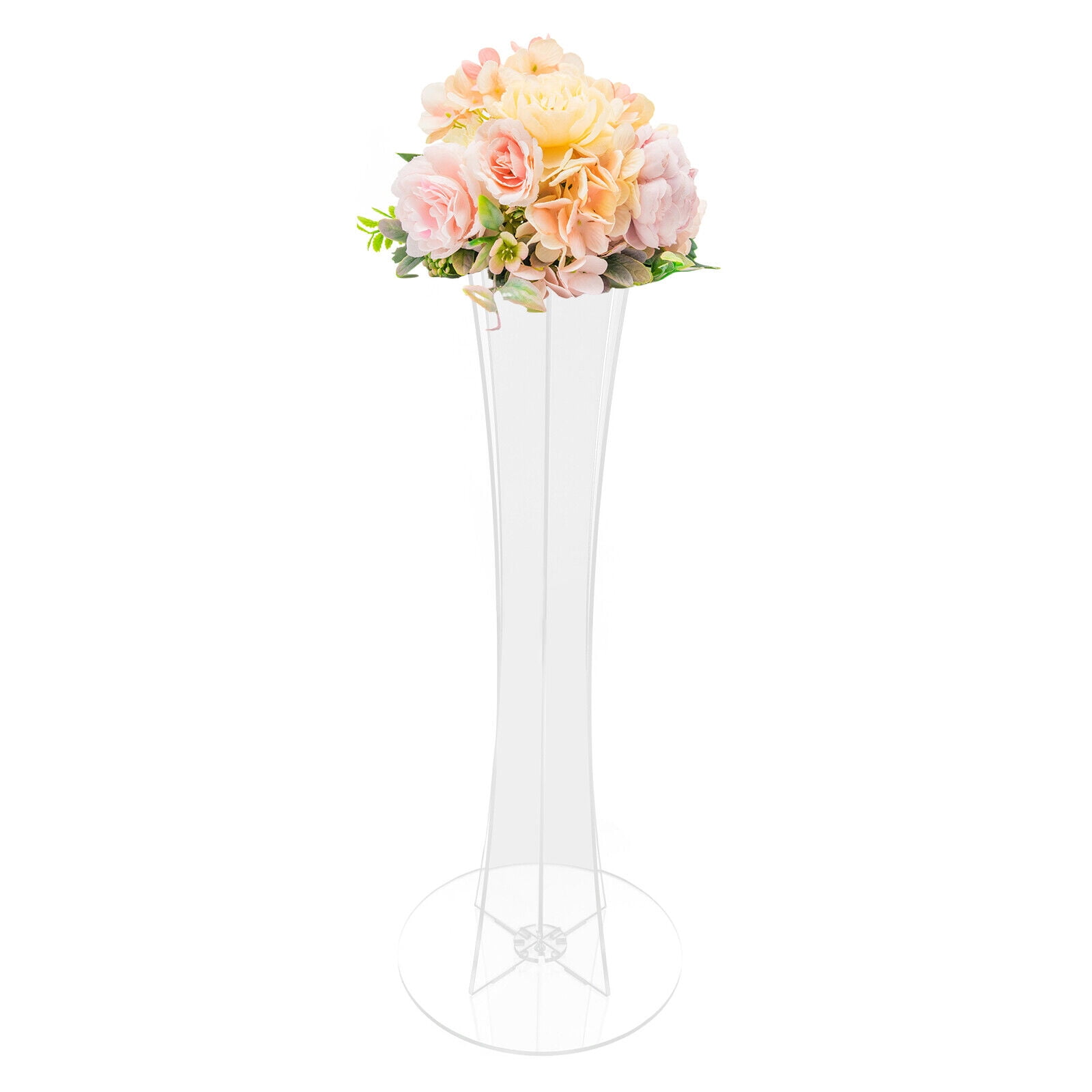 Modern Flower Stand Decor Vase Stand Clear Acrylic Column Stand ...